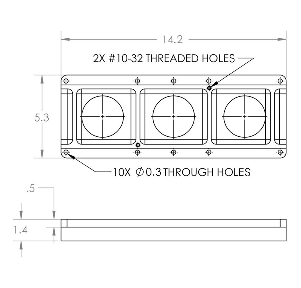Modal-Pod™ CubeSat Vibration Test Fixture